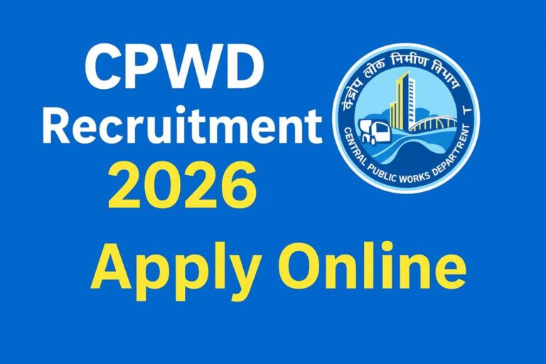 CPWD Vacancy 2026 | Clerk & Supervisor Bharti 2026 – 7500 Posts ...